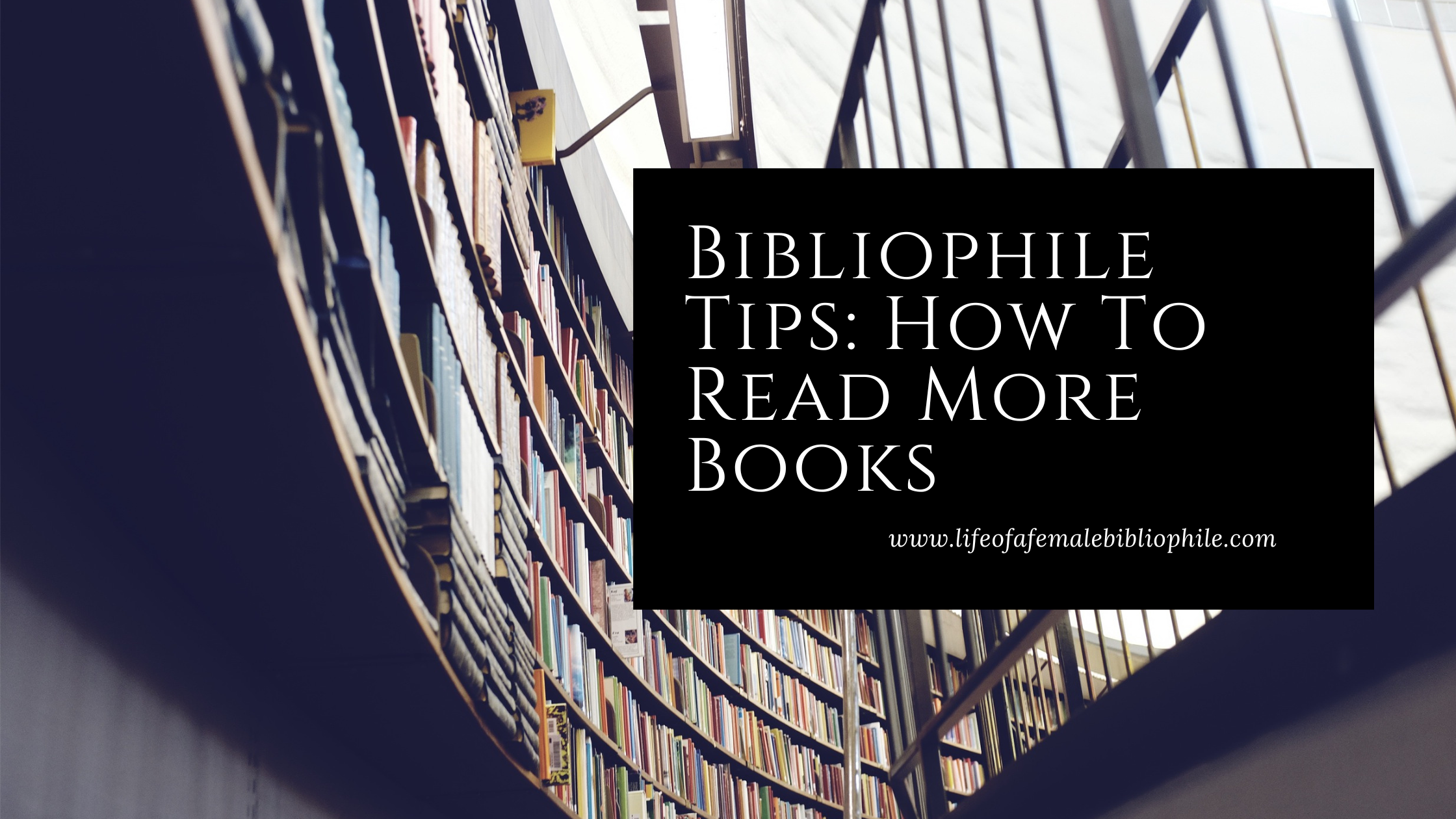 Bibliophile Tips: How To Read More Books – Life of a Female Bibliophile